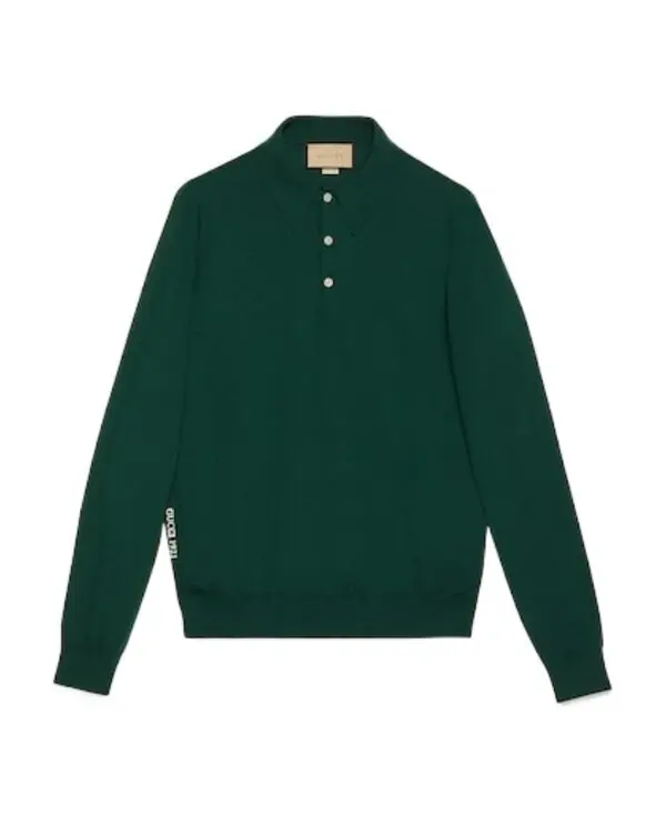 Gucci Collared Sweater With Embroidered Detail