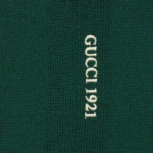 Gucci Collared Sweater With Embroidered Detail