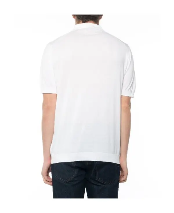 John Smedley Noah Classic Polo Shirt - White