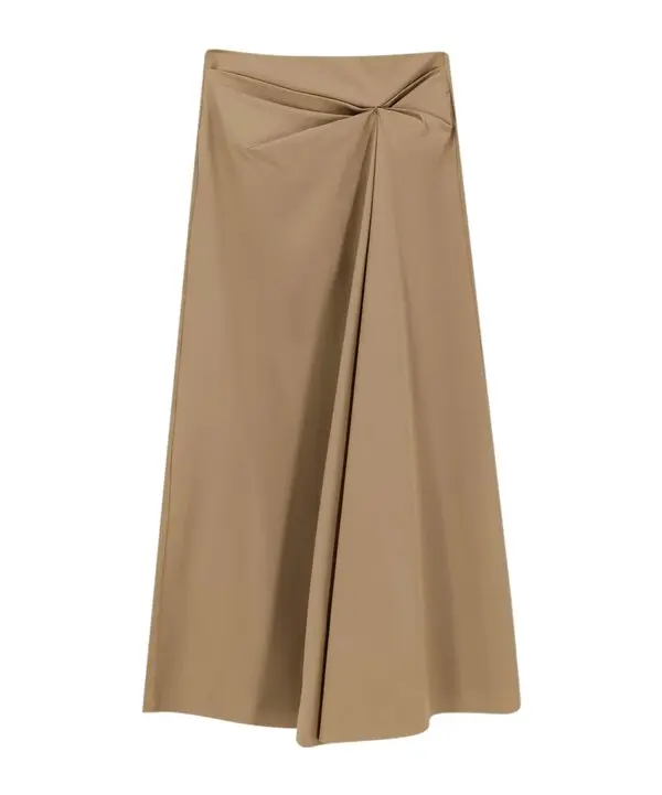 Max Mara Asymmetric Midi Skirt - Green