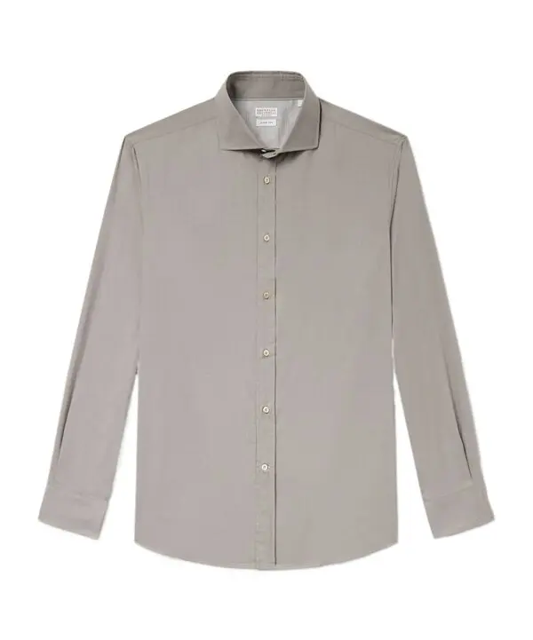 Brunello Cucinelli Long-sleeve Shirt - Gray