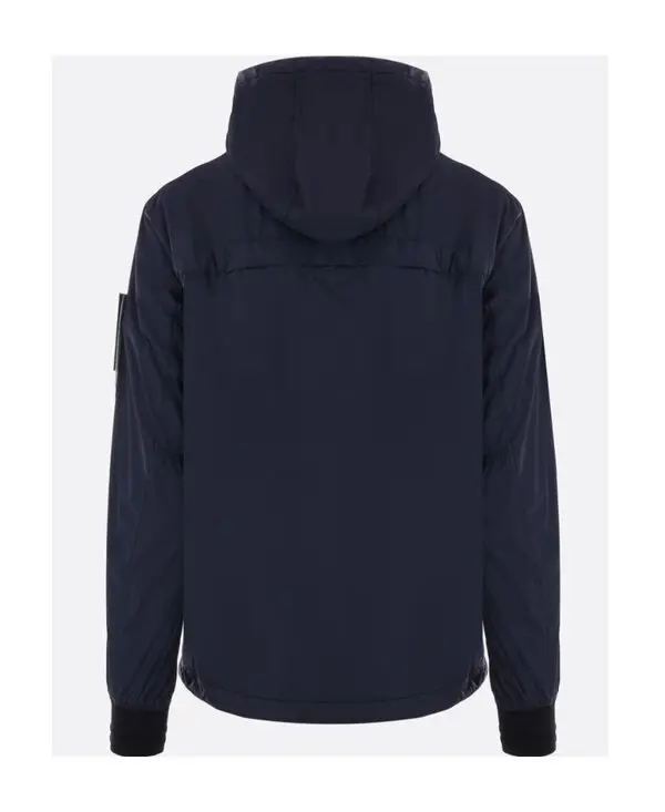 Stone Island Zip-up Hooded Jacket - Blue