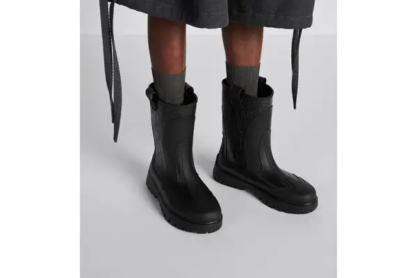 Dior Garden Rain Boots - Black
