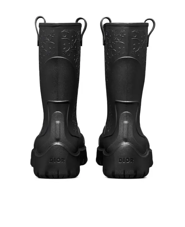 Dior Garden Rain Boots - Black