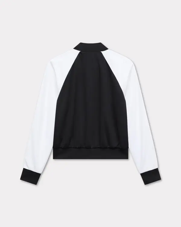 Kenzo Logo Embroidered Zip-up Sweatshirt