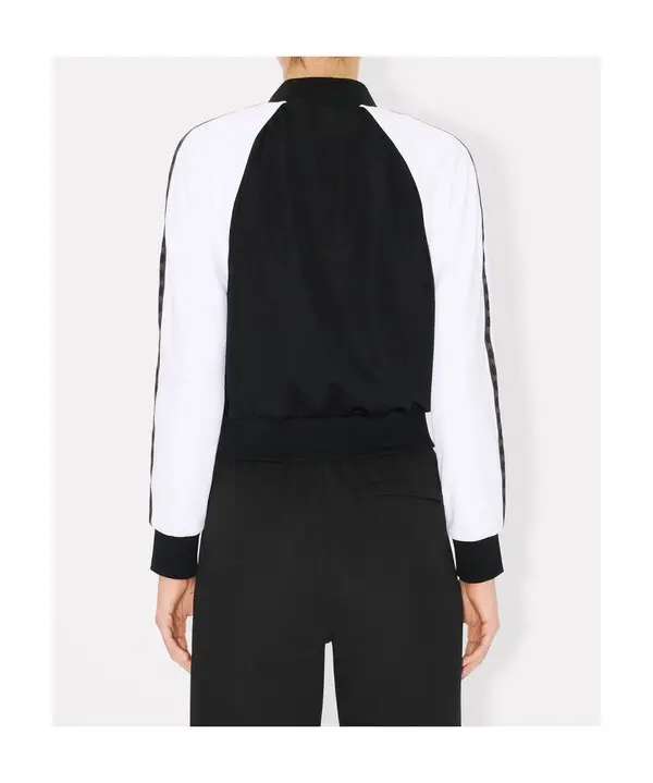 Kenzo Logo Embroidered Zip-up Sweatshirt