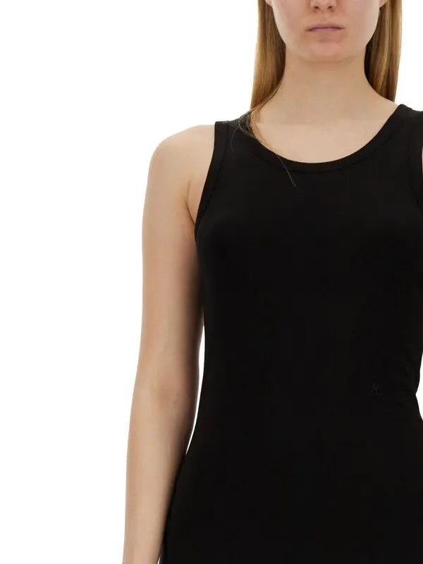 Helmut Lang Ribbed Crewneck Tank Mini Dress