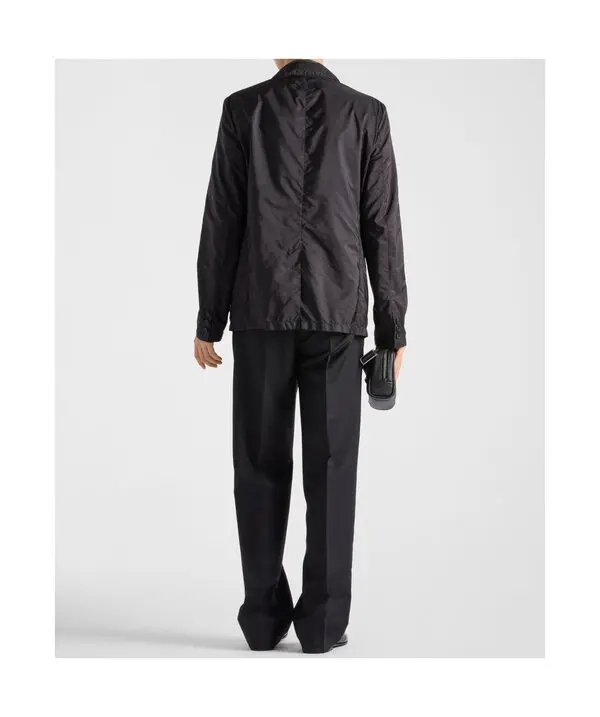 Prada Re-nylon Single-breasted Tailored Blazer