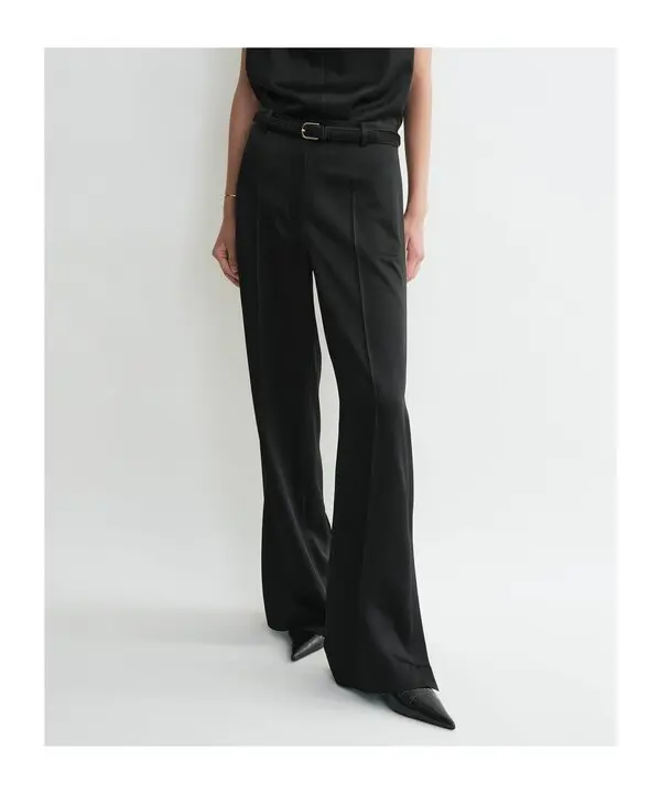 TOTEME Cuff-slit Straight-leg Trousers
