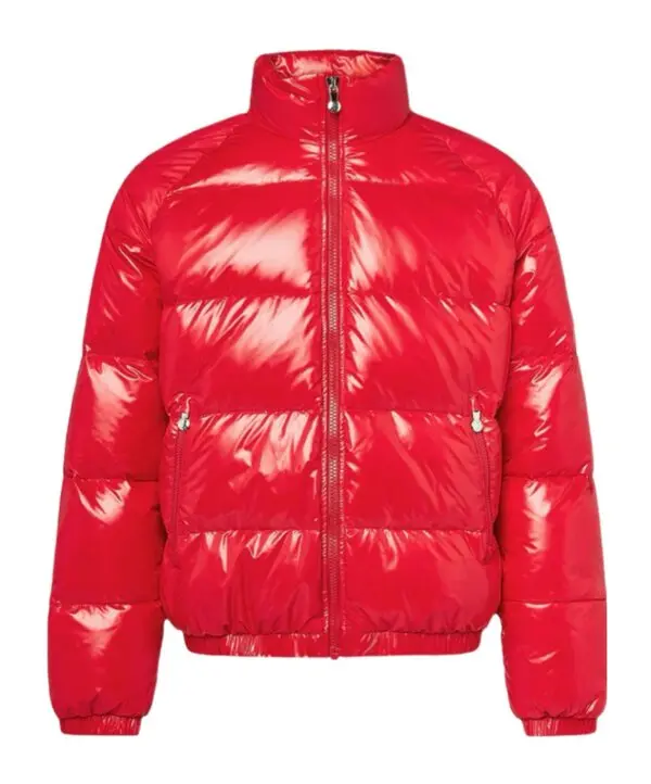 Pyrenex Quilted Down Puffer Jacket With Zipper Closure - Red