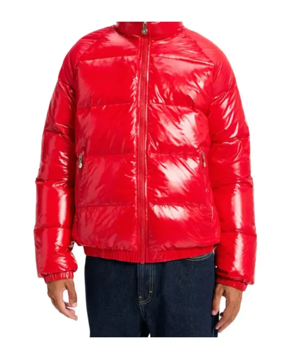 Pyrenex Quilted Down Puffer Jacket With Zipper Closure - Red