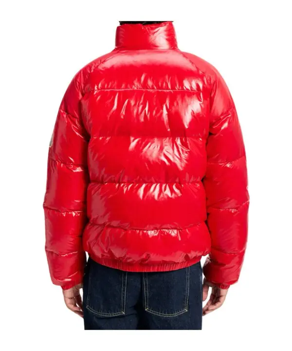 Pyrenex Quilted Down Puffer Jacket With Zipper Closure - Red