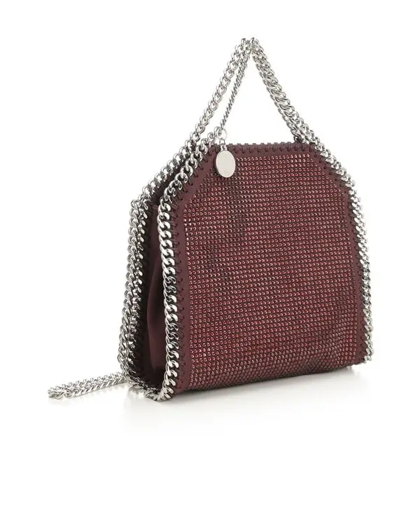 Stella McCartney Falabella Embellished Chain Tote Bag - Black