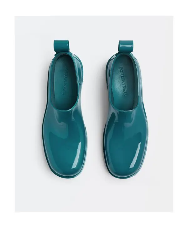 Bottega Veneta Ridged Slip-on Boots - Sparkling Blue