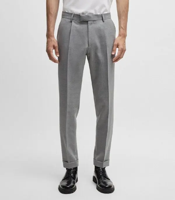 Hugo Boss Logo Detail Casual Pants