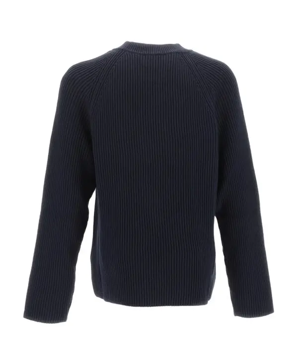 AMI Paris Crewneck Knitted Jumper - Black