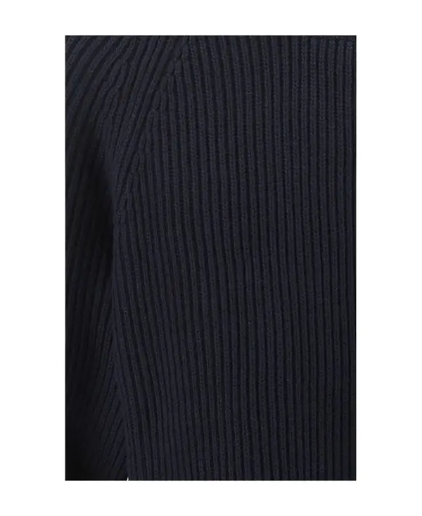 AMI Paris Crewneck Knitted Jumper - Black