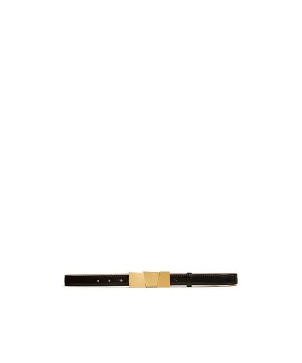 Khaite Small Axel Belt - Black