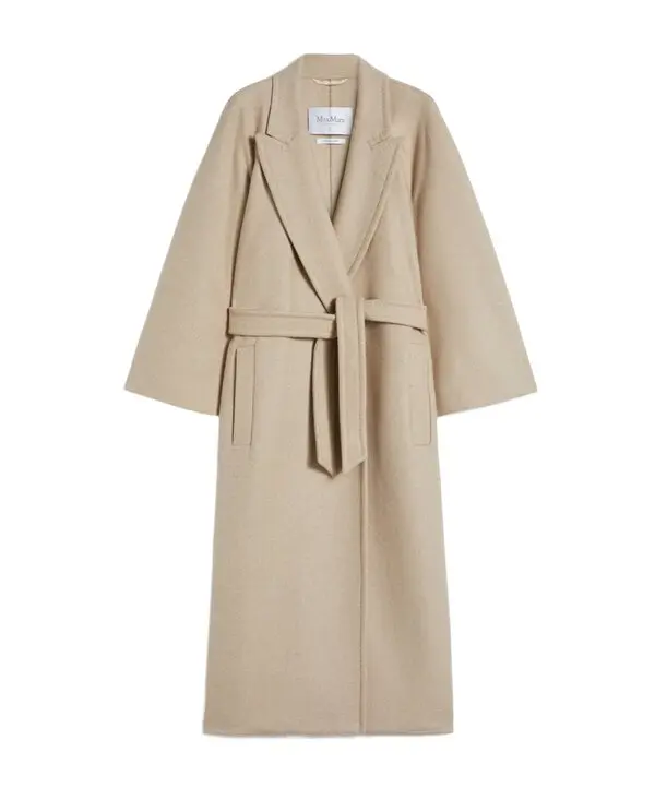 Max Mara Gange Belted Coat - Sand-colored