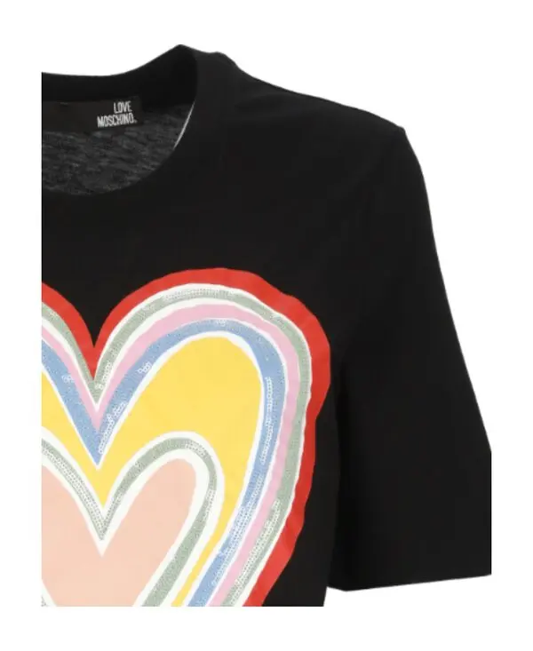 Moschino Heart Print T-shirt