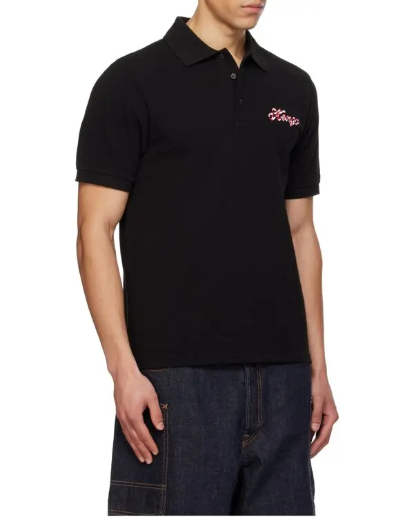 Kenzo Winter Holidays Embroidered Slim Polo Shirt