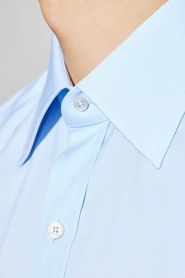 TOM FORD Poplin Slim Fit Shirt - Blue