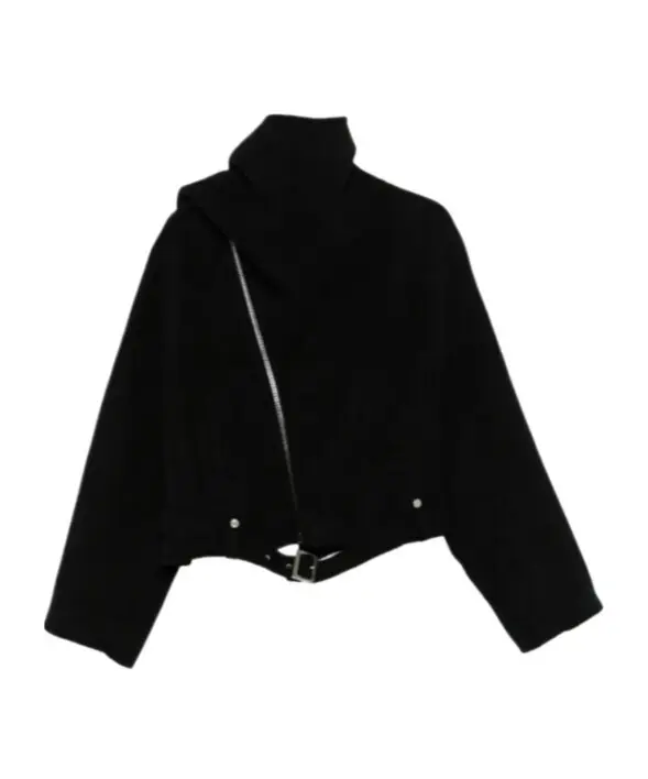 Rick Owens Long Sleeve Zip Jacket - Black