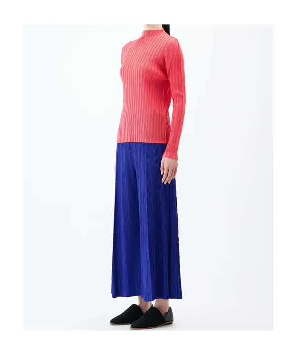 PLEATS PLEASE BY ISSEY MIYAKE Wide Leg Pleated Trousers