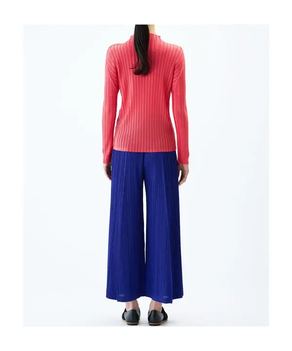 PLEATS PLEASE BY ISSEY MIYAKE Wide Leg Pleated Trousers