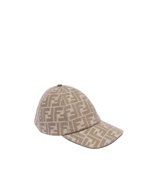 Fendi Ff Jacquard Baseball Cap