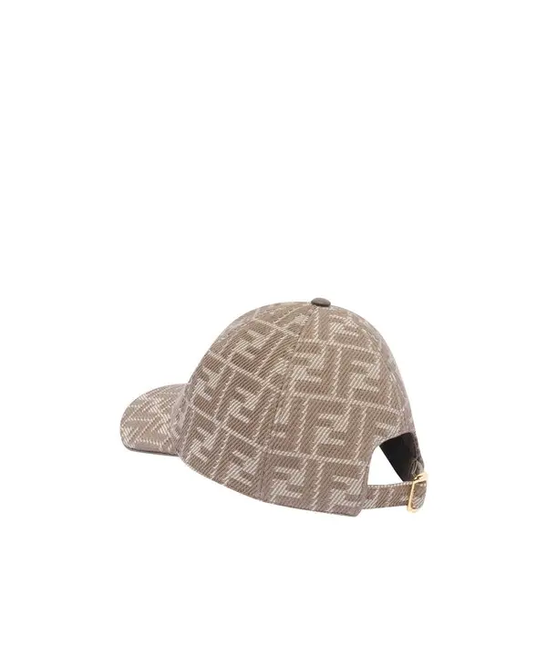 Fendi Ff Jacquard Baseball Cap
