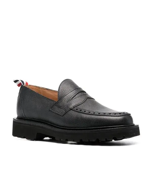 Thom Browne Logo Detail Loafers