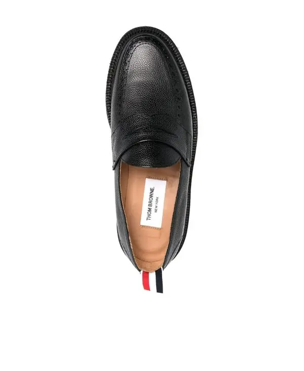 Thom Browne Logo Detail Loafers