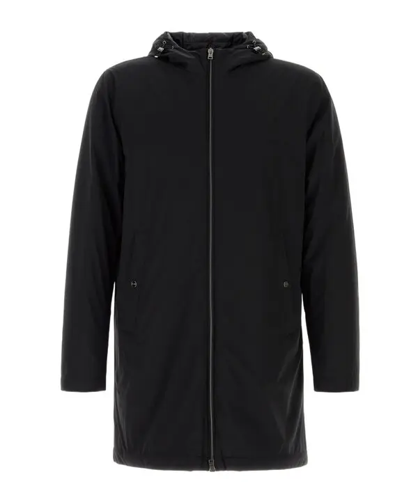 Herno Hooded Parka - Black