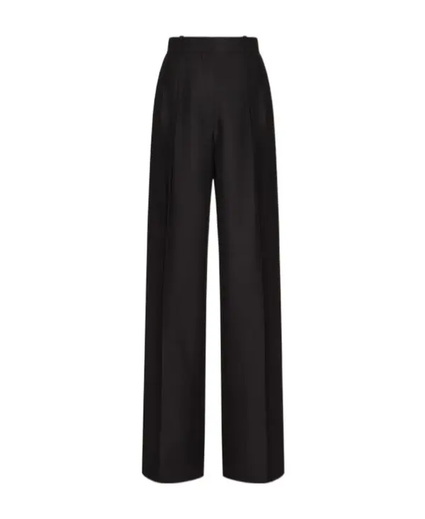 Valentino Garavani Crepe Couture Trousers - Black