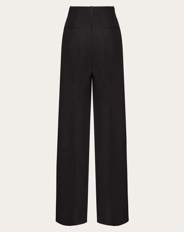 Valentino Garavani Crepe Couture Tailored High-rise Trousers