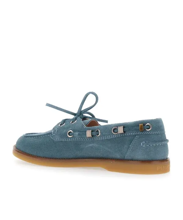 Pinko Grace 01 Suede Lace-up Loafers