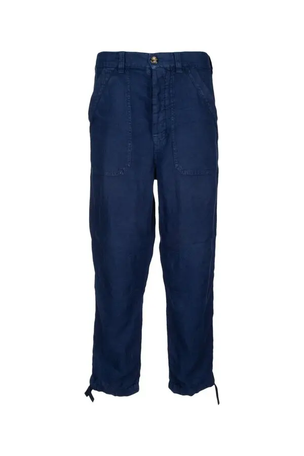 Brunello Cucinelli Dyed Linen Straight-leg Trousers With Drawstring Hem
