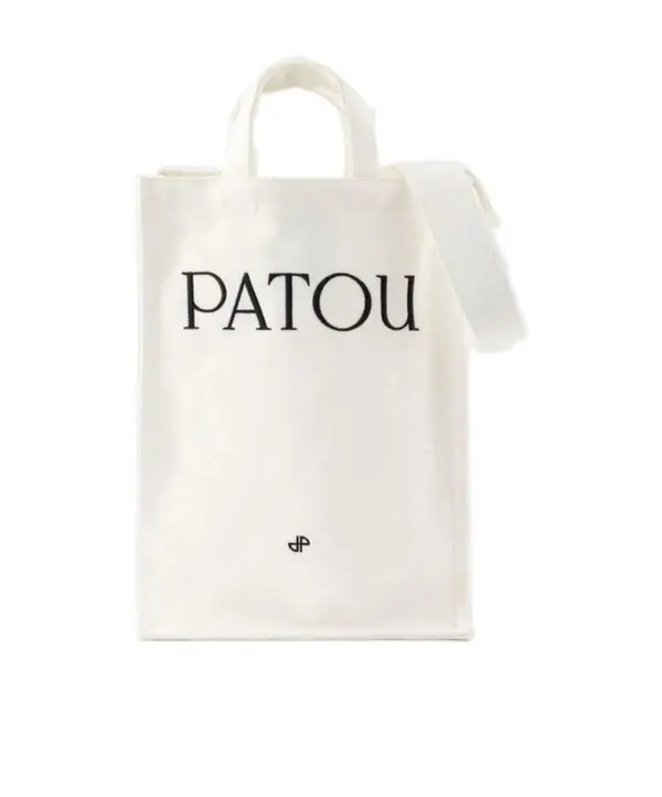 PATOU Logo Tote Bag - White