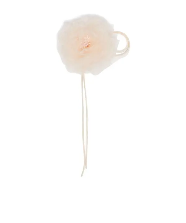 Max Mara Floral Appliqué Brooch - Pink