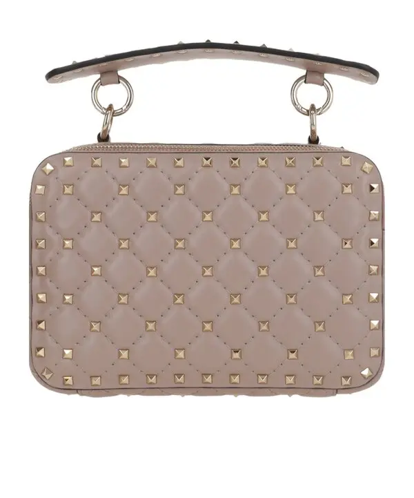 Valentino Garavani Rockstud Spike Crossbody Bag - Nude