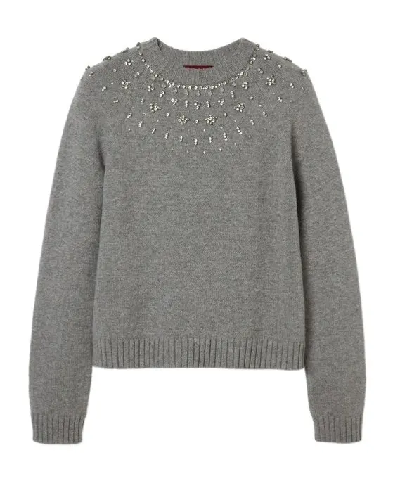 Gucci Embellished Crew-neck Sweater
