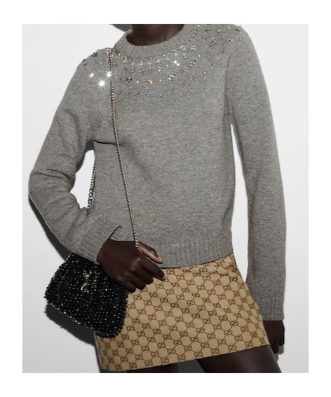 Gucci Embellished Crew-neck Sweater