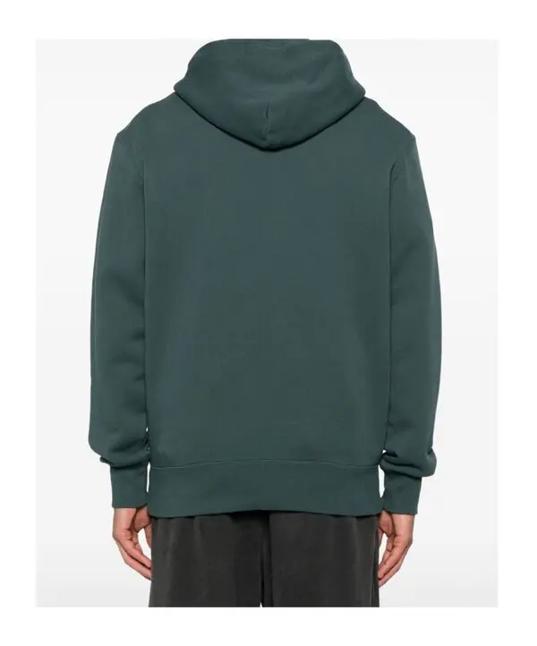 AUTRY Embroidered Logo Hoodie - Green