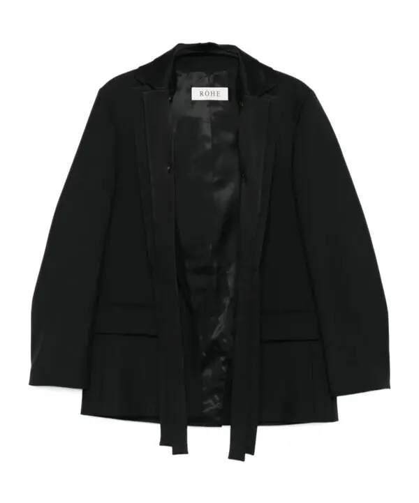 RÓHE Shawl Lapel Wool Jacket