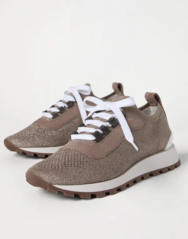 Brunello Cucinelli Runner Knit Low-top Sneakers