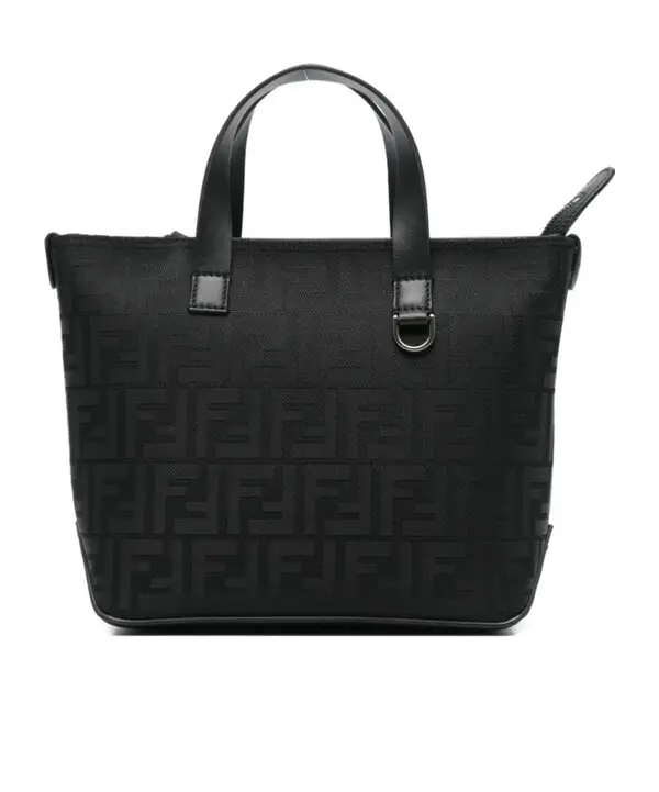 Fendi Monogram Tote Bag - Black