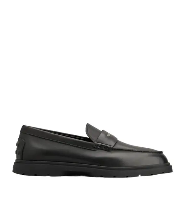 TOD'S Leather Loafers - Black