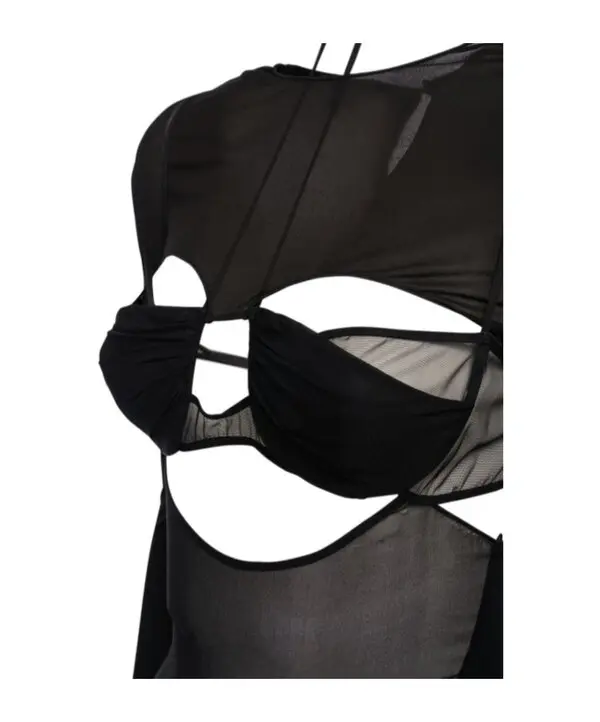 NENSI DOJAKA Tulle Cutout Jumpsuit