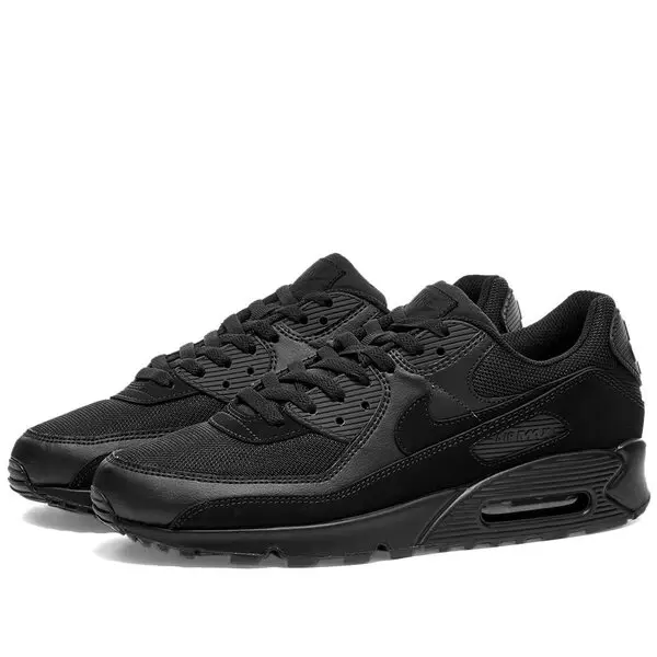 Nike Max 90 Recraft "triple " Sneakers - Black